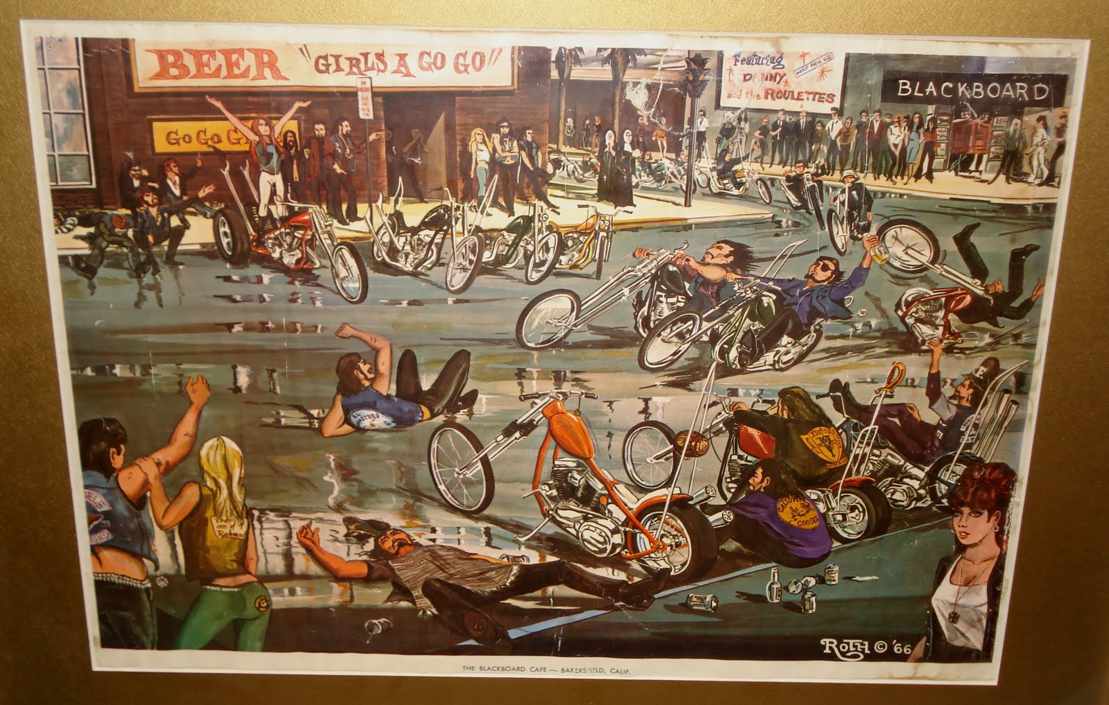 Nostalgia on Wheels: Dave Mann's "Blackboard Cafe" - 1966 Ed Roth Biker ...