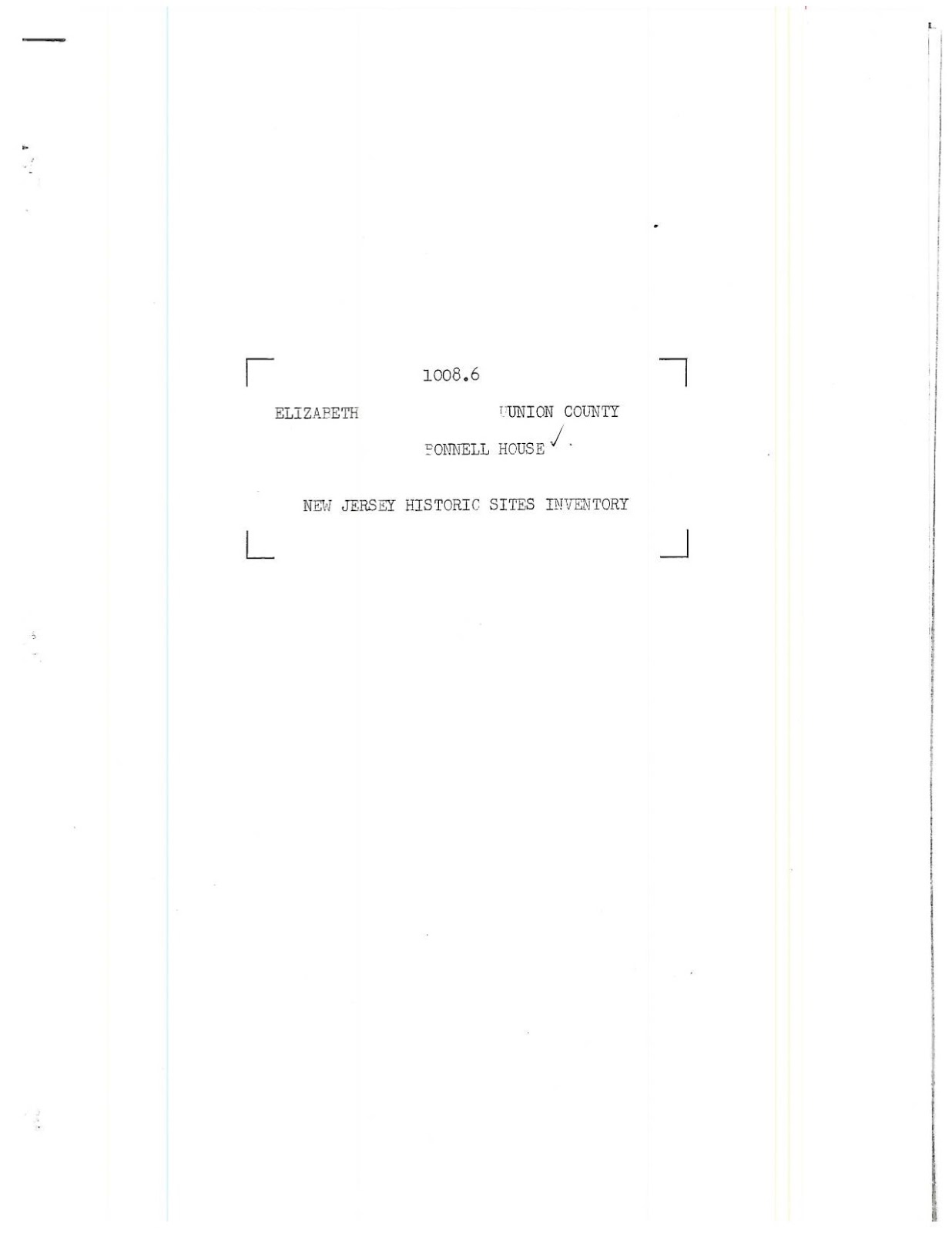 Bunnell-Bonnell Family Blog: Nathaniel Bonnell House in Elizabeth, New ...