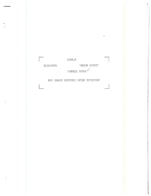 Bunnell-Bonnell Family Blog: Nathaniel Bonnell House in Elizabeth, New ...