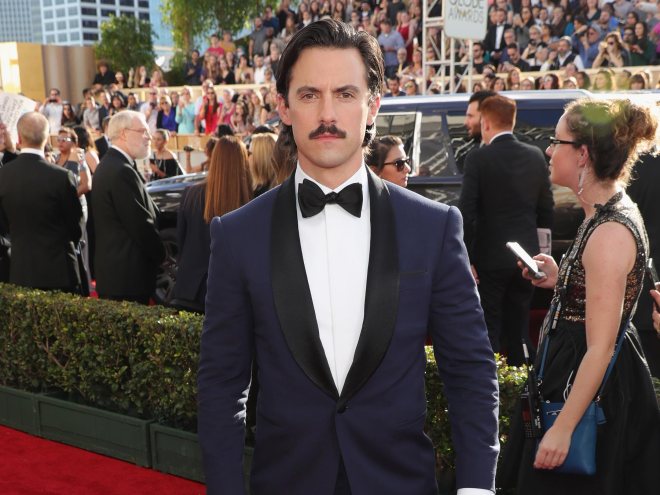 kenneth in the (212): Milo Ventimiglia's Mustache Arrives at the Golden ...