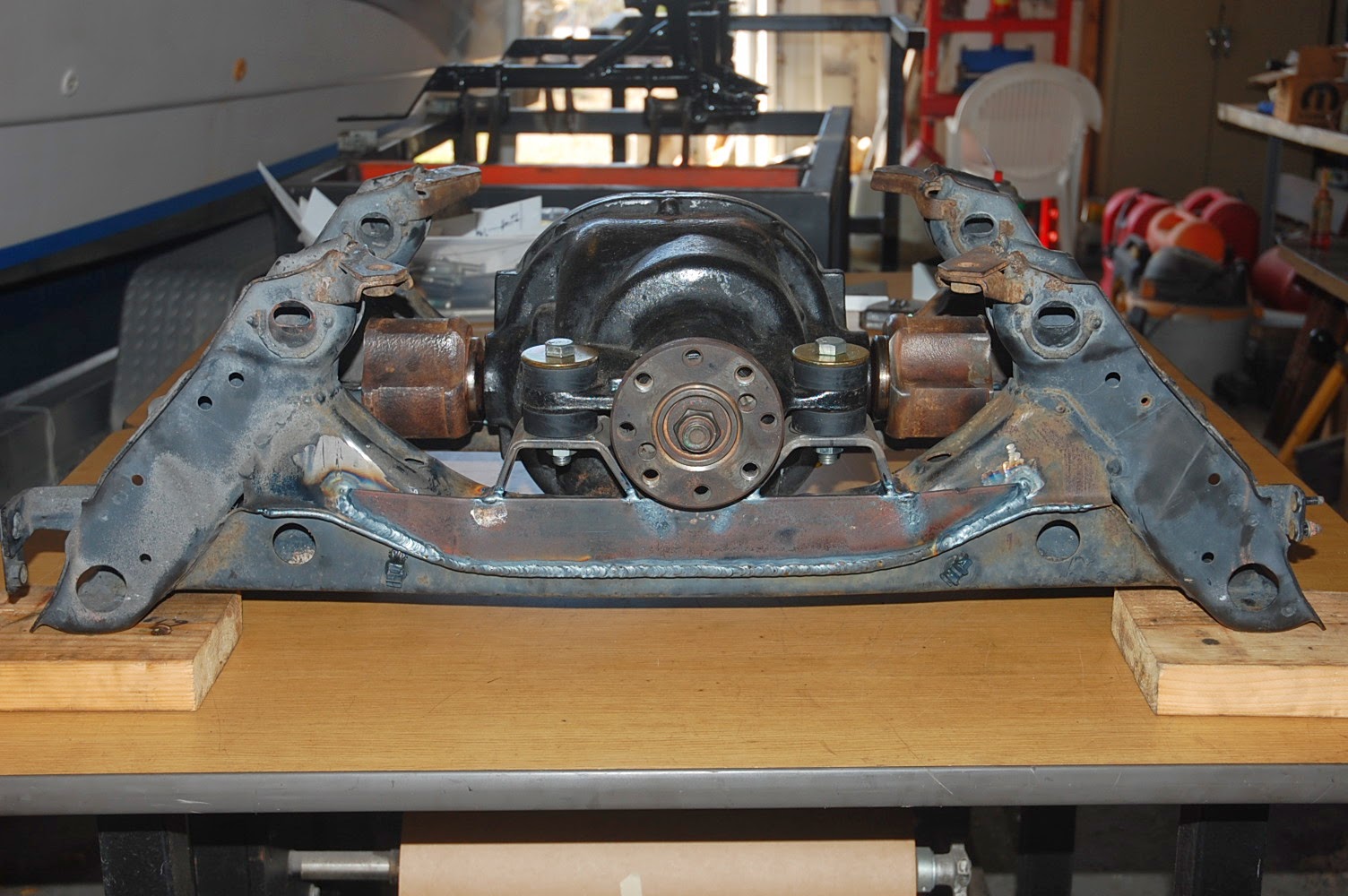 MiataV8 Conversion: Rear subframe