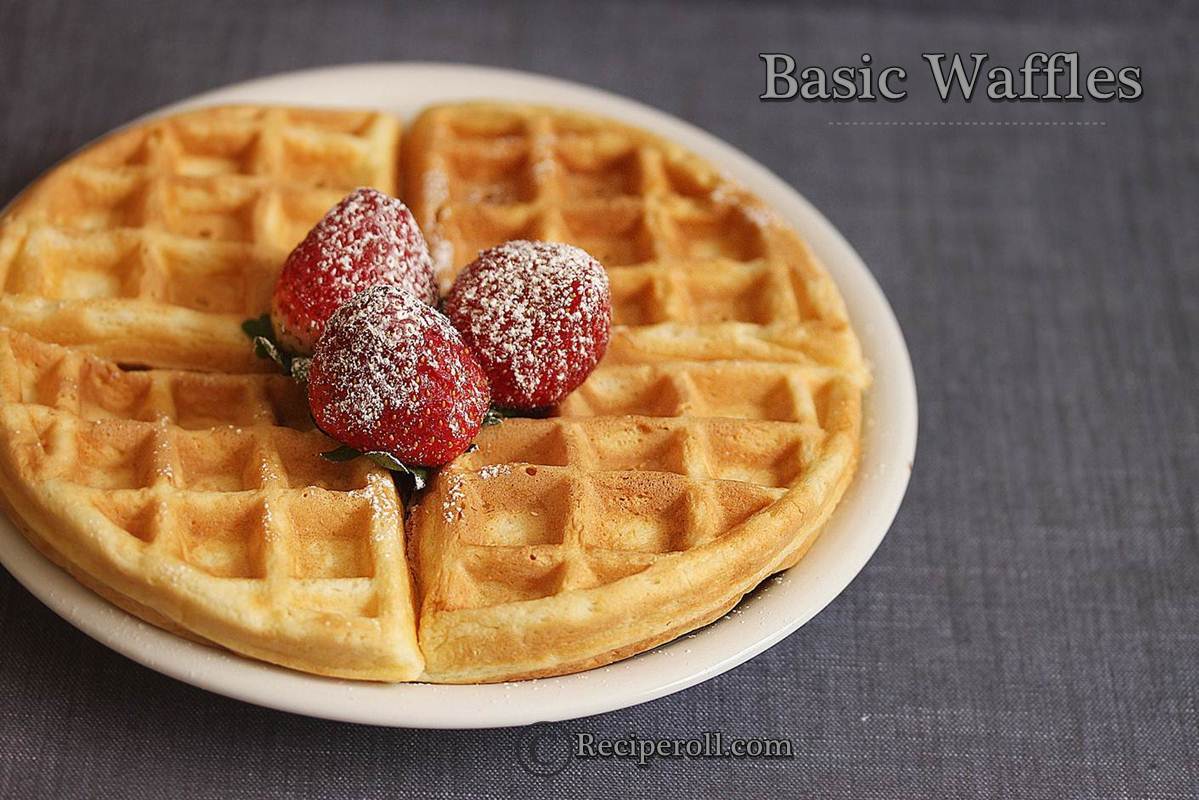 Basic Waffles | How To Make Fluffy Waffles