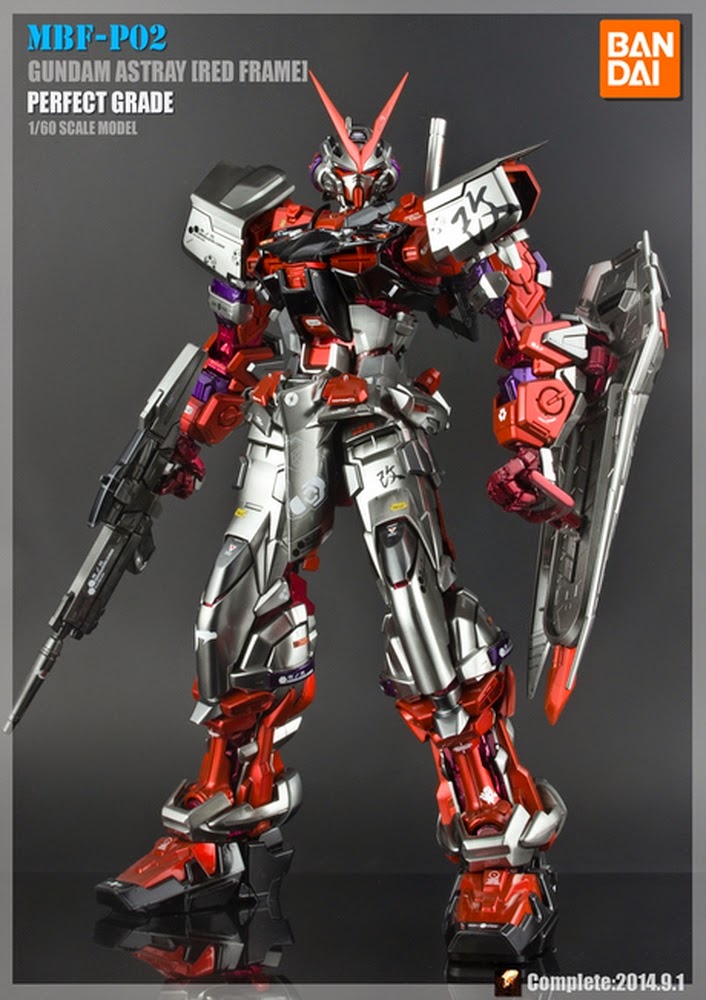 PG 1/60 Gundam Astray Red Frame - Metallic Painted Build