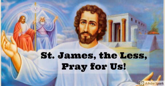 Saint May 3 : St. James the Lesser Apostle - Patron of #Pharmacists