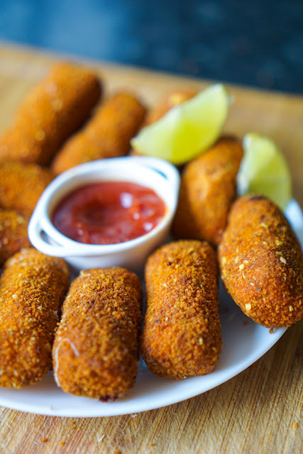 Chicken Mozzarella Sticks | STEP BY STEP | Hungry for Goodies