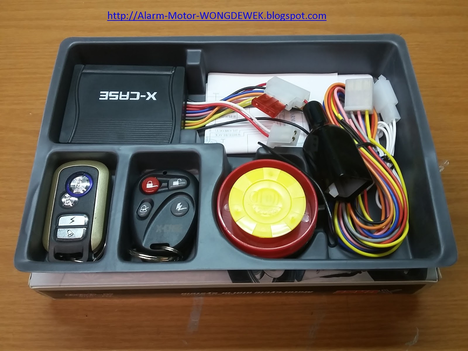 Alarm Motor Tangerang Wong Dewek : ALARM MOTOR X-CASE Double remote ...