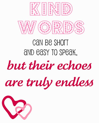 Blue Skies Ahead: Kind Words Printable (perfect for Valentines!)