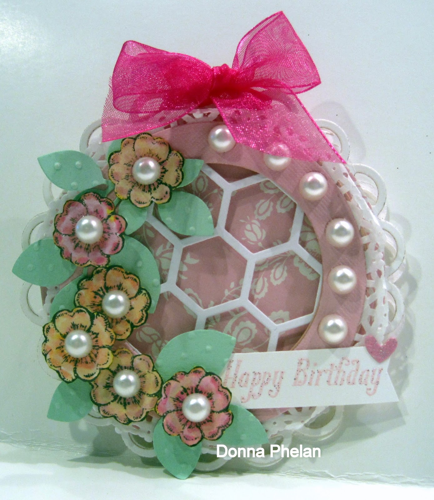 Crafting By The Beach: Round Birthday Card