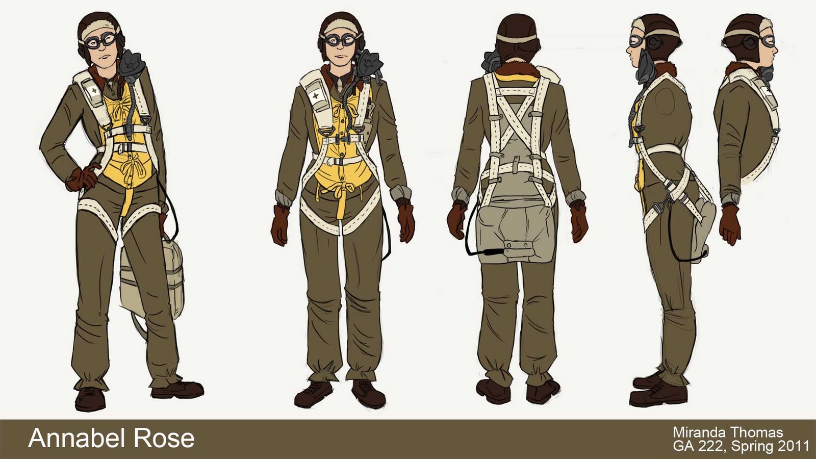 Miranda Thomas: Fighter Pilot! Character WIP