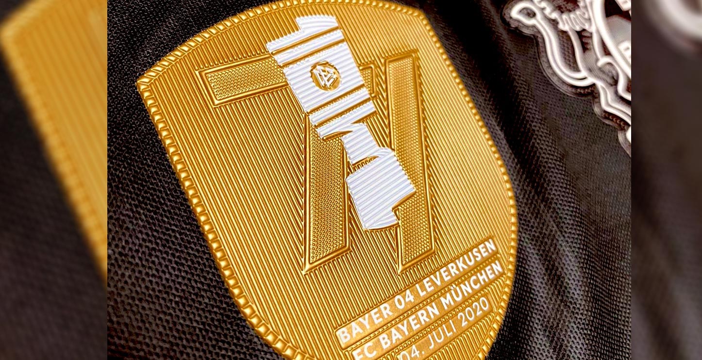 Amazing Gold 2020 German DFB Pokal Final Kit Badge Revealed - Footy ...