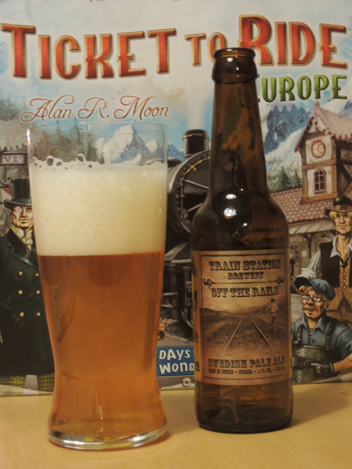 Lokalkollen: Train Station Off The Rails Pale Ale | Portersteken