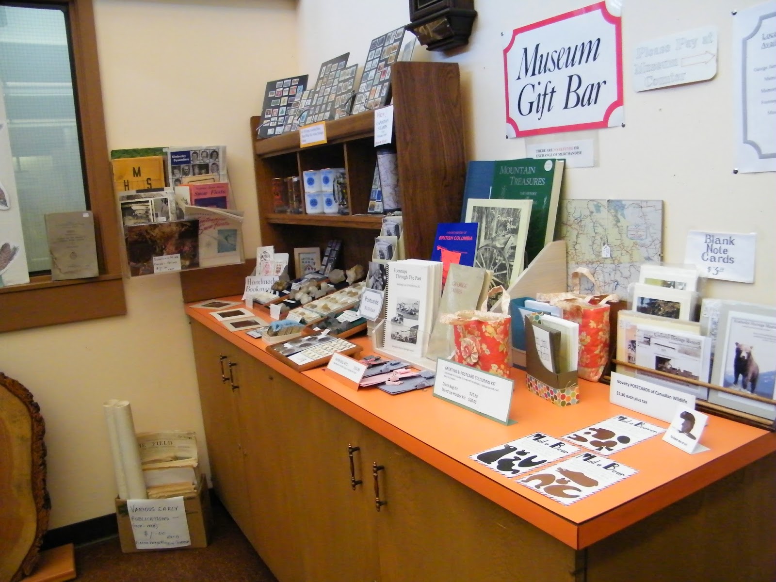 Kimberley Heritage Museum: Gift Counter