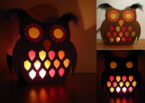 My Owl Barn: DIY: Owl Lantern with Template