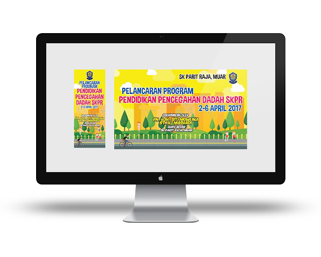 [ Banner & bunting ] Pendidikan Pencegahan Jenayah