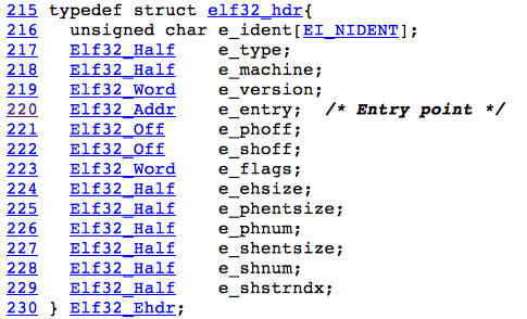 Linux ELF File 구조 : 네이버 블로그