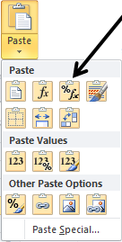 Professor Geek eBooks: Paste with number formatting and formulas intact