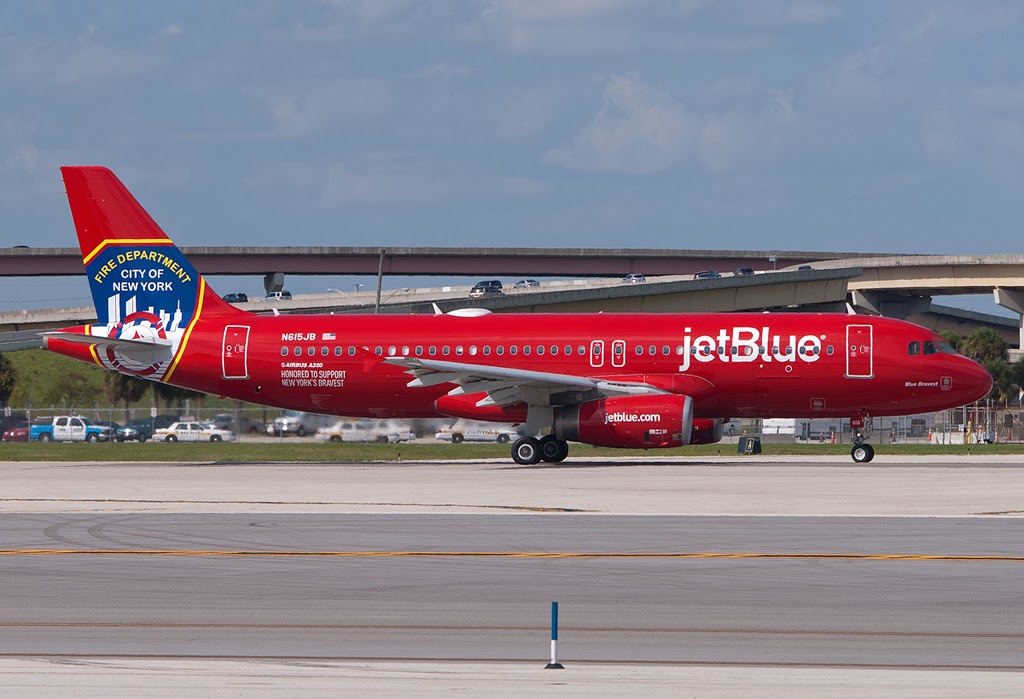 Amateur Aviation Photography: jetBlue Tribute NYFD