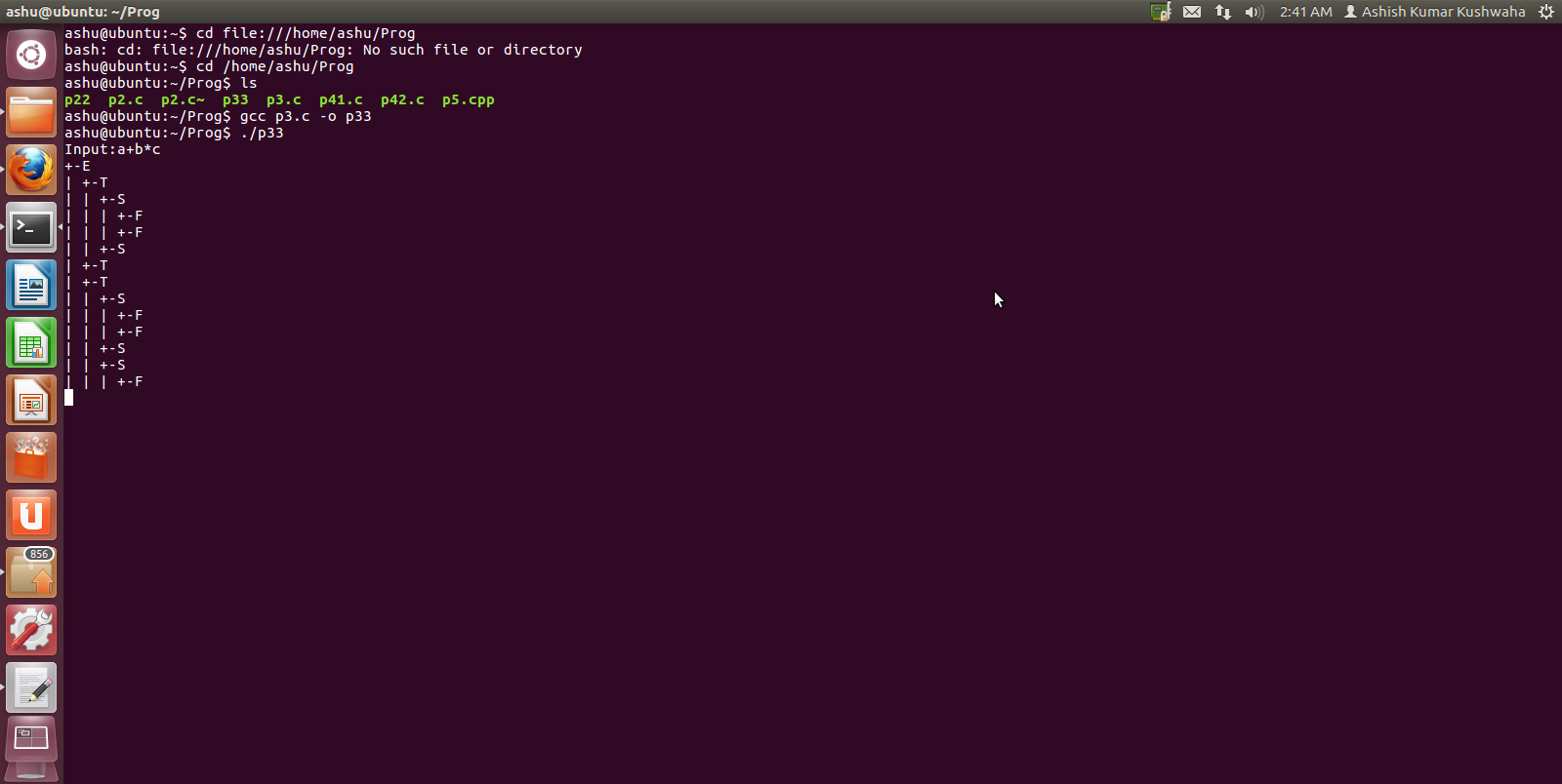 TECH CORNER: Program to generate a parse tree. TECH CORNER: Program to generate a parse tree.