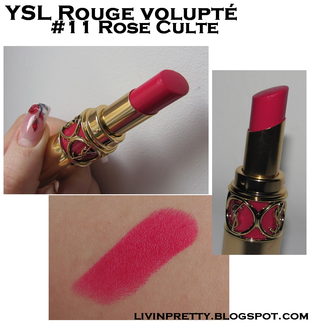 Livin' Pretty: YSL Rouge Volupté #11 Rose Culte