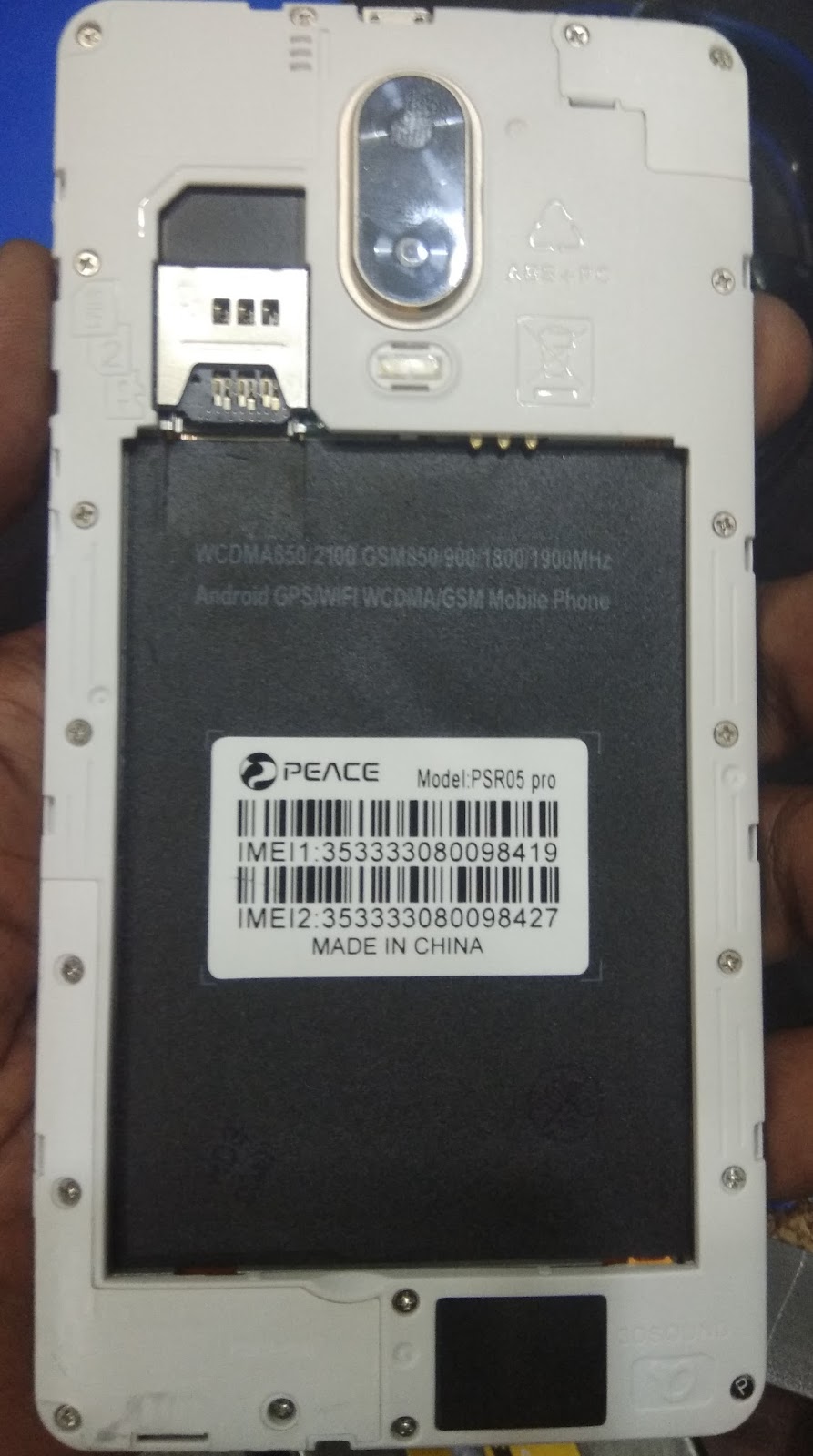 PEACE PSR05 pro FIRMWARE FLASH FILE MT6580 100% TESTED - Sharif Telecom ...