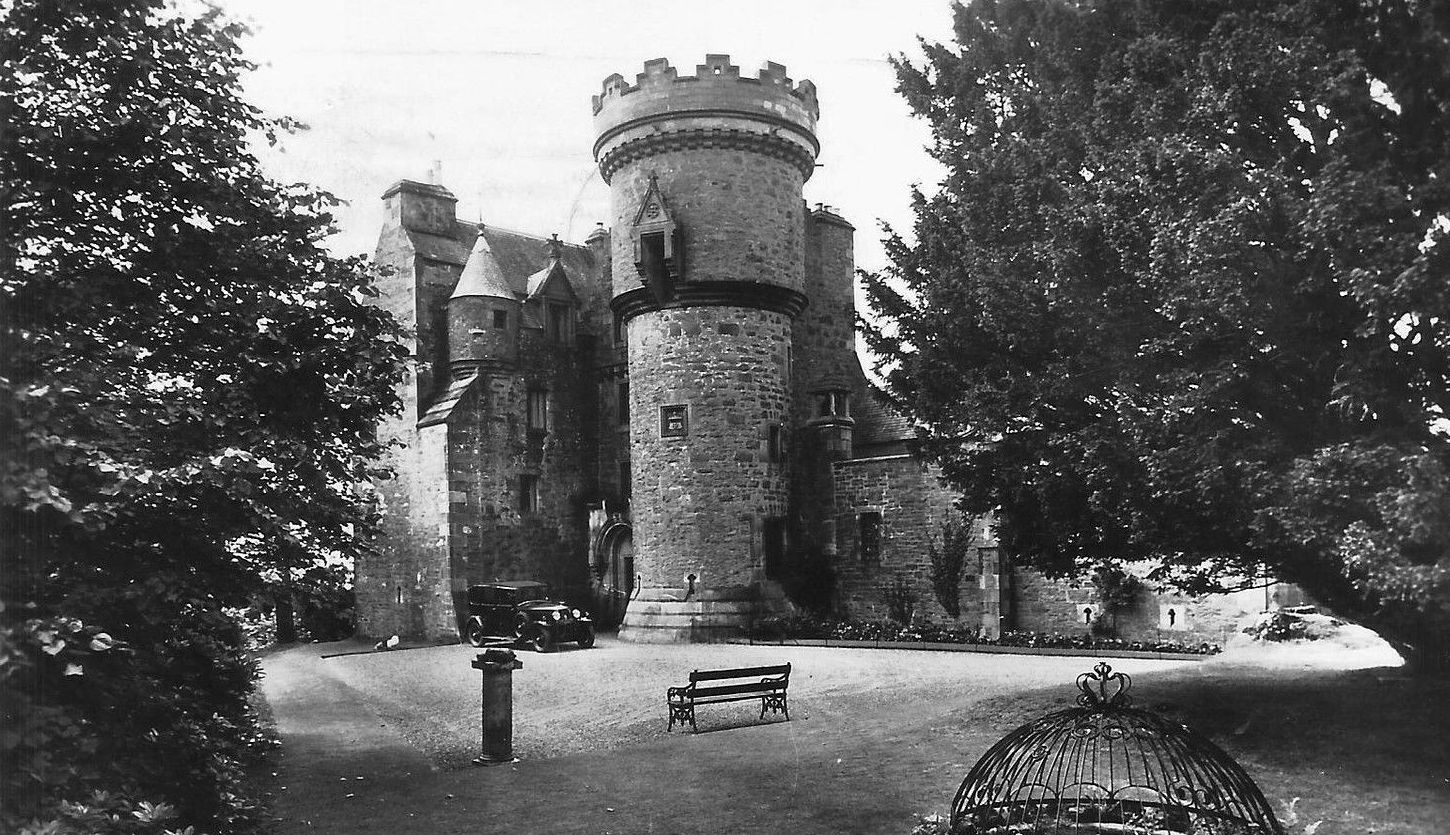 Tour Scotland: Old Photograph Penkill Castle Scotland