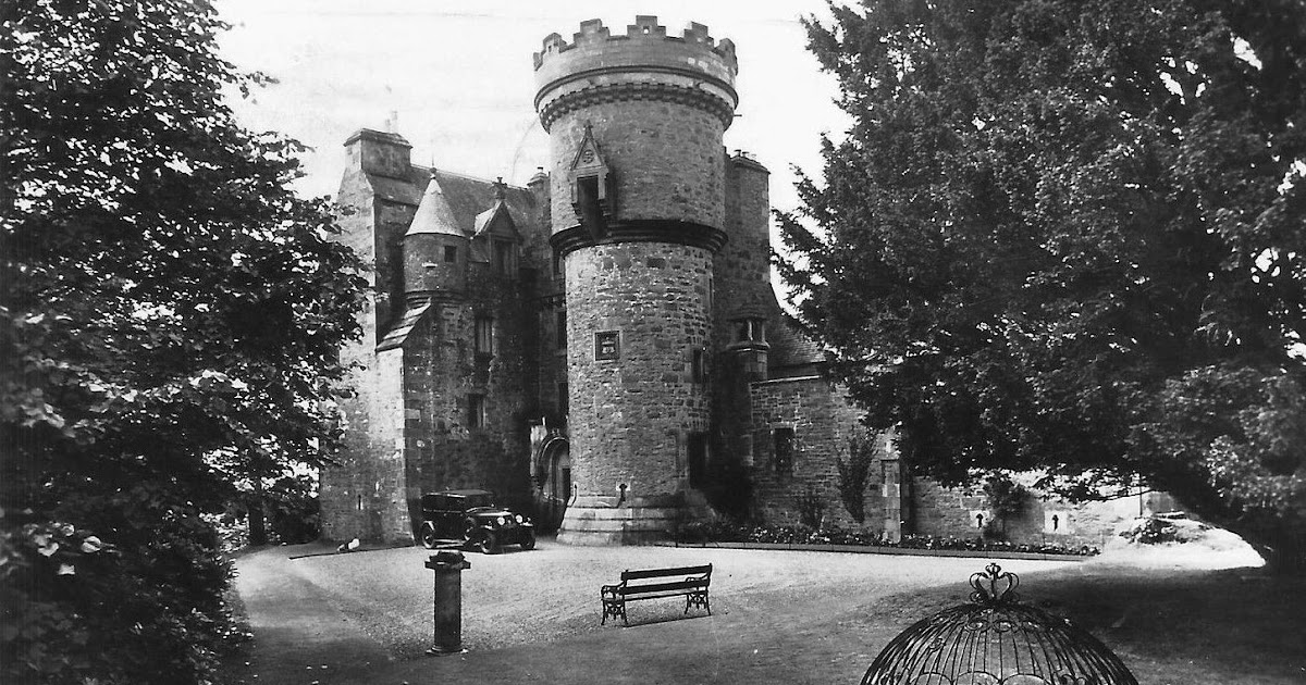 Tour Scotland: Old Photograph Penkill Castle Scotland