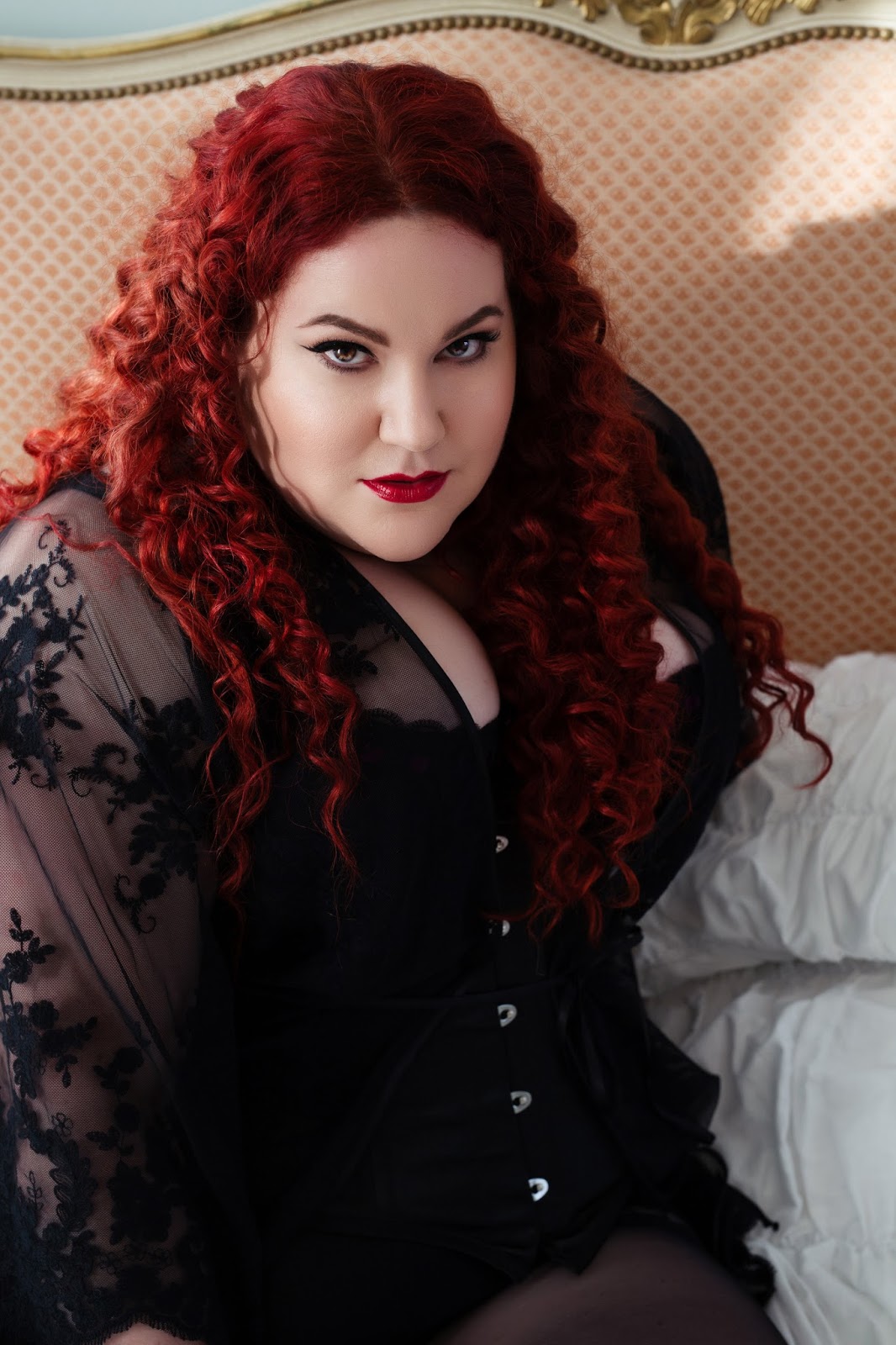 Curves & Curls: Rebel and Romance: My First Ever Boudoir Shoot