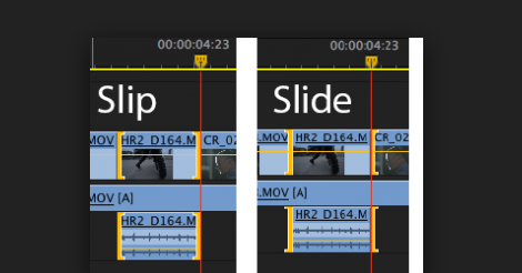How To use Slip Tool & Slide Tool In Adobe Premiere CC pro - រាយការណ៏ ...