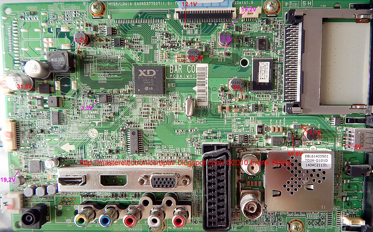 Master Electronics Repair !: REPAIR / SERVICING TV LG 22LB450U