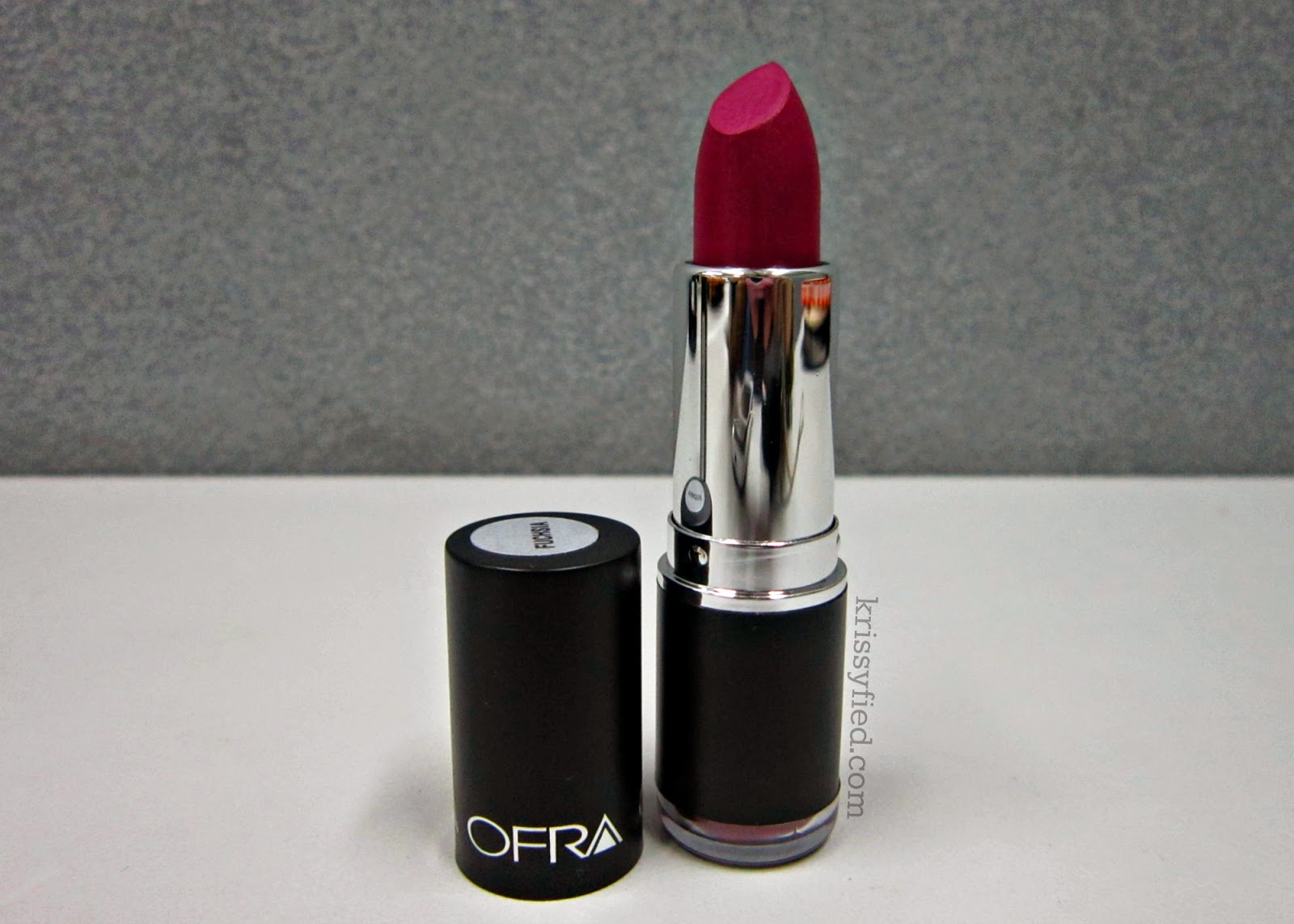 Review: OFRA lipstick in Fuchsia | i am krissy