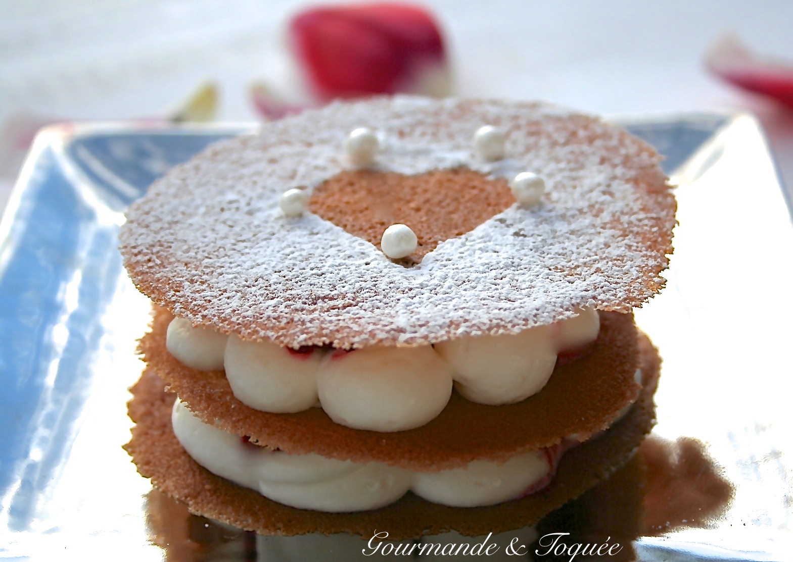 Gourmande&Toquée: Feuillantines aux framboises, chantilly au gingembre