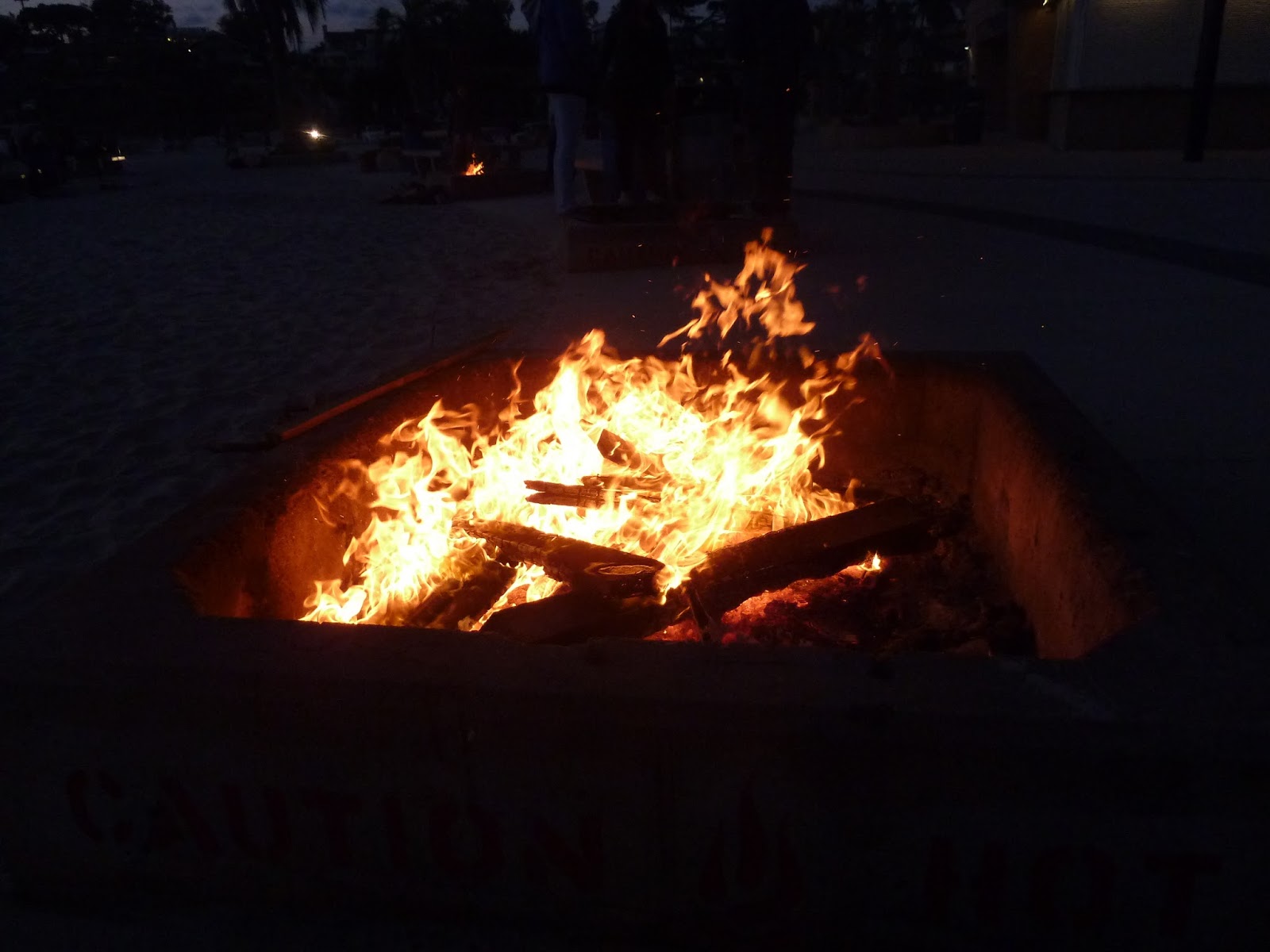 Observations: Bonfire at Moonlight Beach