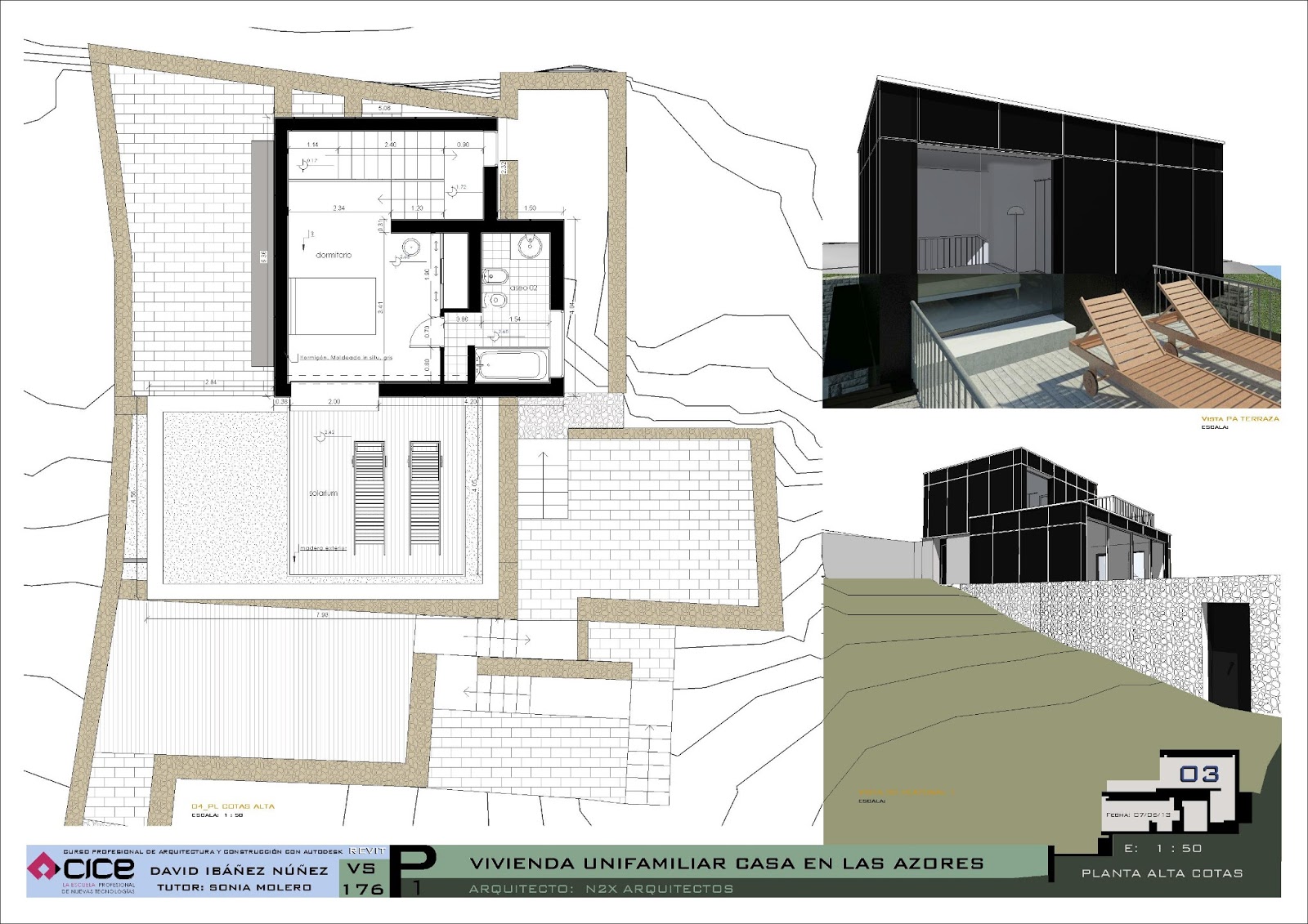 mundo 3d: 1ª PRACTICA CON REVIT. PRESENTACIÓN CASA EN LAS AZORES ...