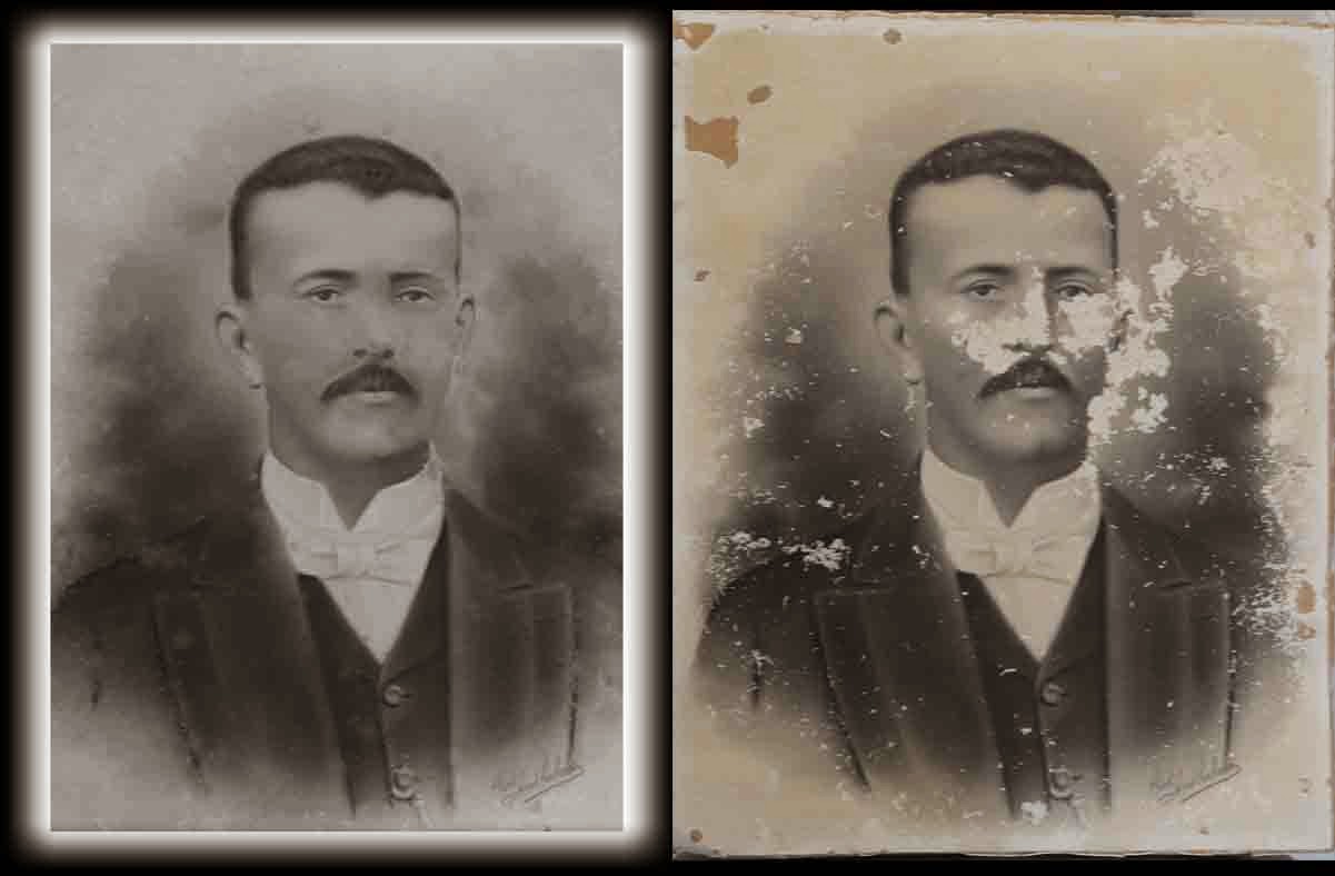 Santinho De Luto - Belo Horizonte - M G: Restauração de Fotografia ...