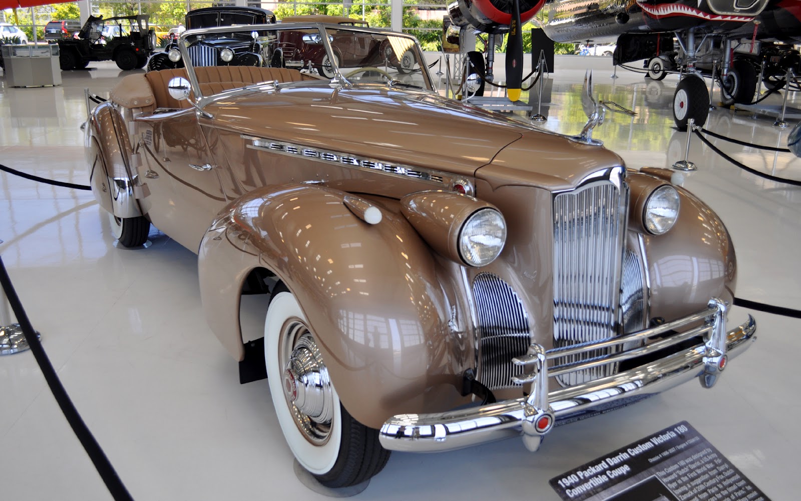 Just A Car Guy: the gorgeous 1940 Packard Darrin Custom Victoria 180 ...