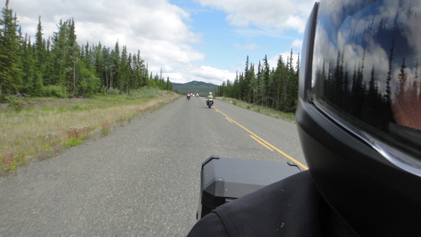 Riding the USA: Day 11 - Atlin, BC - First ride with the group