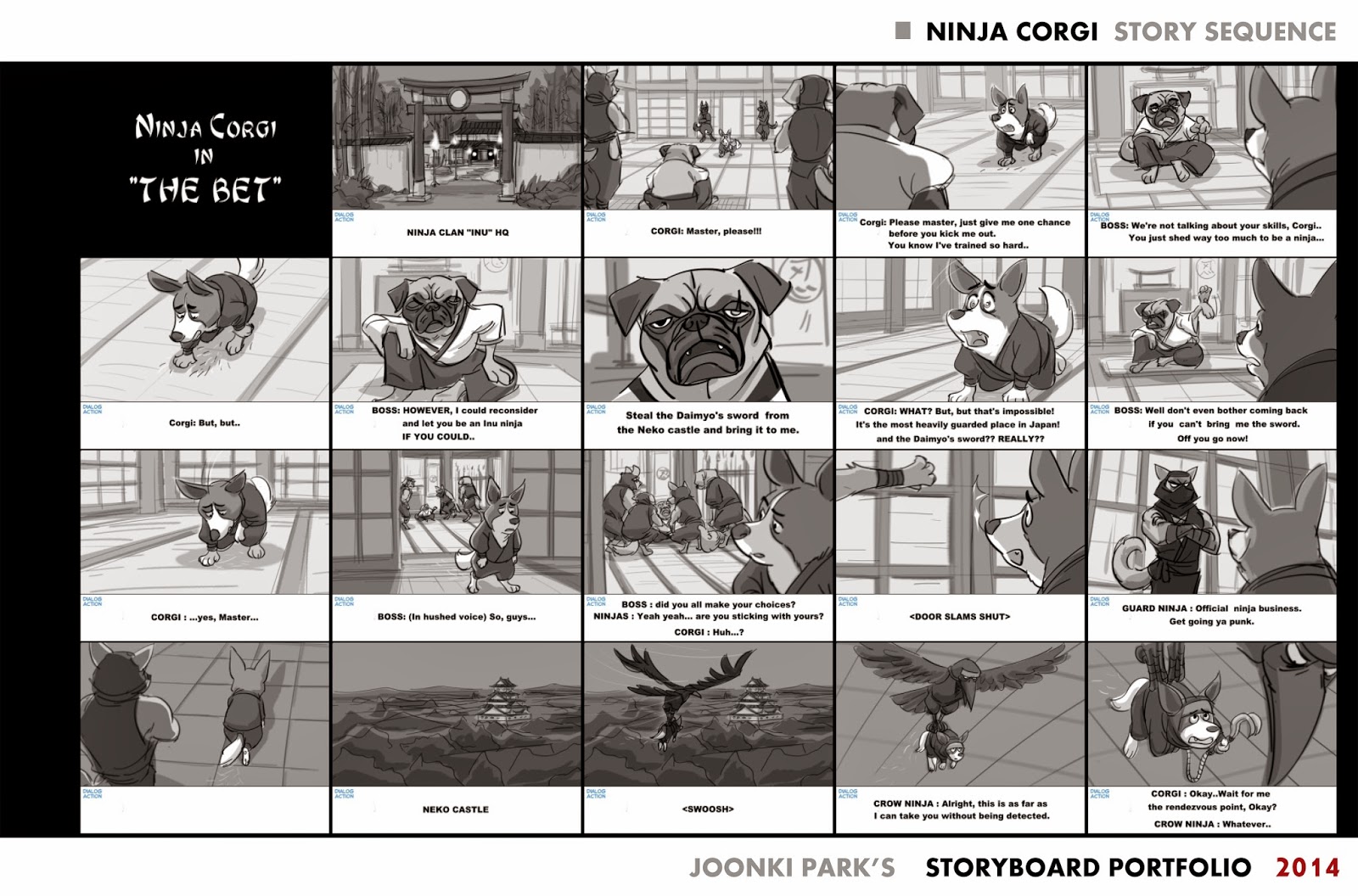 JOONKI PARK'S STORYBOARD PORTFOLIO: PORTFOLIO 2013 (PRINT VERSION)