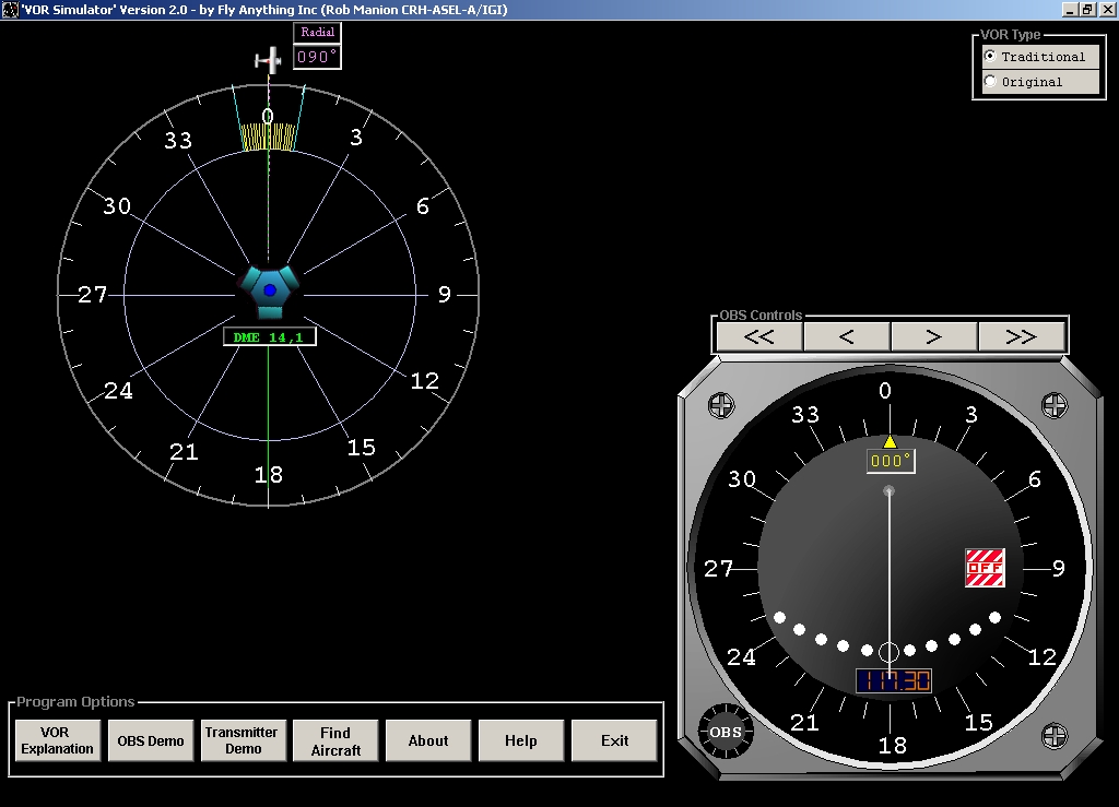 ARQUIVOS AERONÁUTICOS: Sporty's VOR Simulator