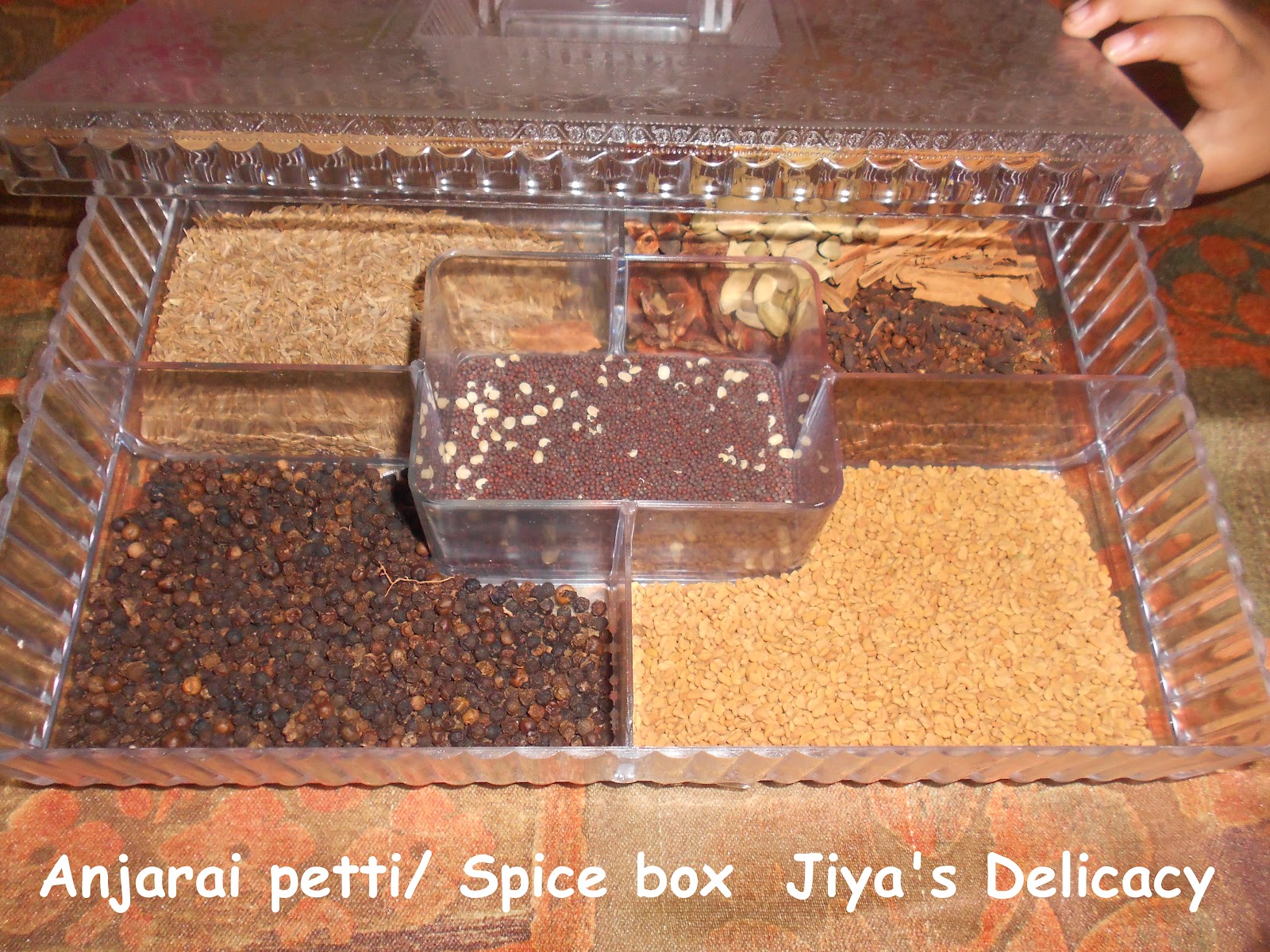 Jiya's Delicacy: My anjarai petti / My Spice box