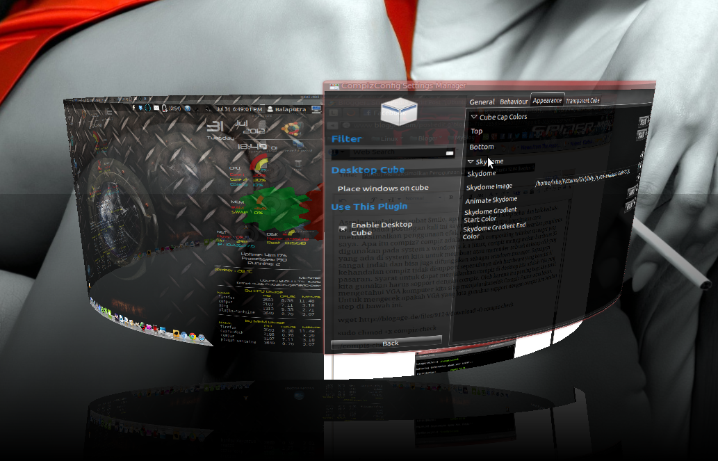 Mengaktifkan Efek Desktop Cube pada Compiz di Ubuntu 12.04 ~ Hints and ...