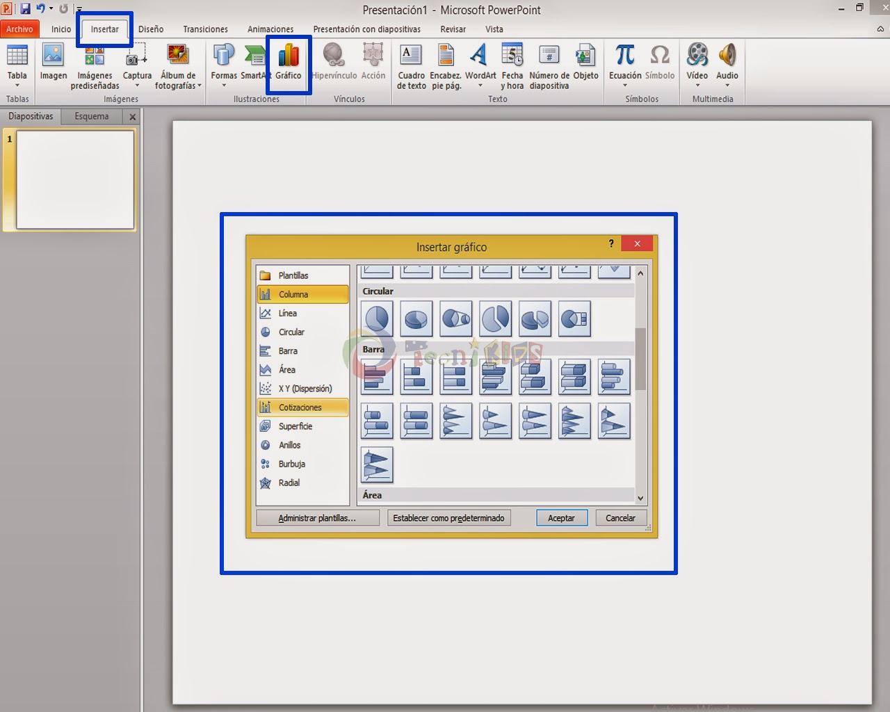 Power Point: Tipos de Vistas