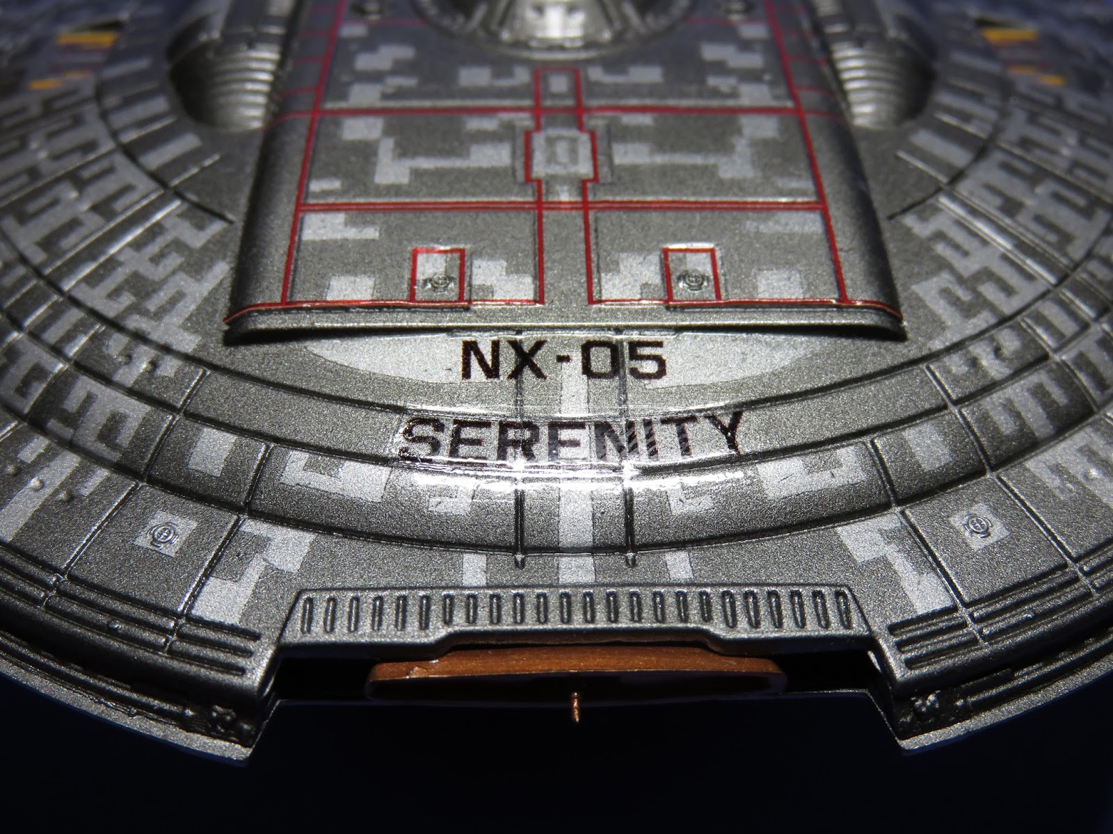 Rebels at Cloud Nine Blog: Polar Lights 1:1000 NX-05 Serenity (Custom ...