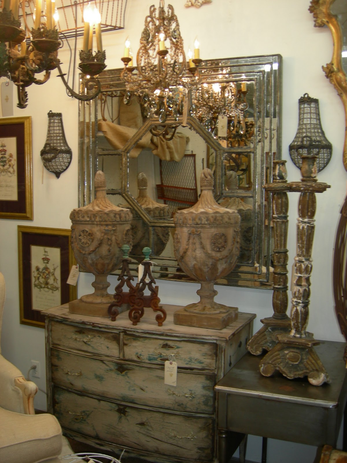 Chateau et Jardin: Karyn's BEAUTIFUL FRENCH Booth at The Agoura Antique ...