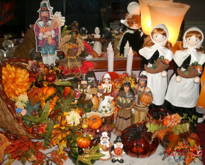 Resin Pilgrims & Indian figures for Thanksgiving displays - Nashville ...