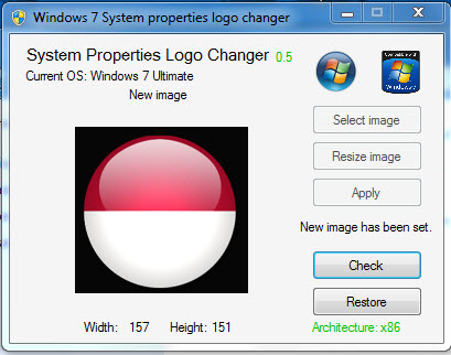 Mengganti Logo Pada Windows 7 System Properties | Solusi Masalah Komputer