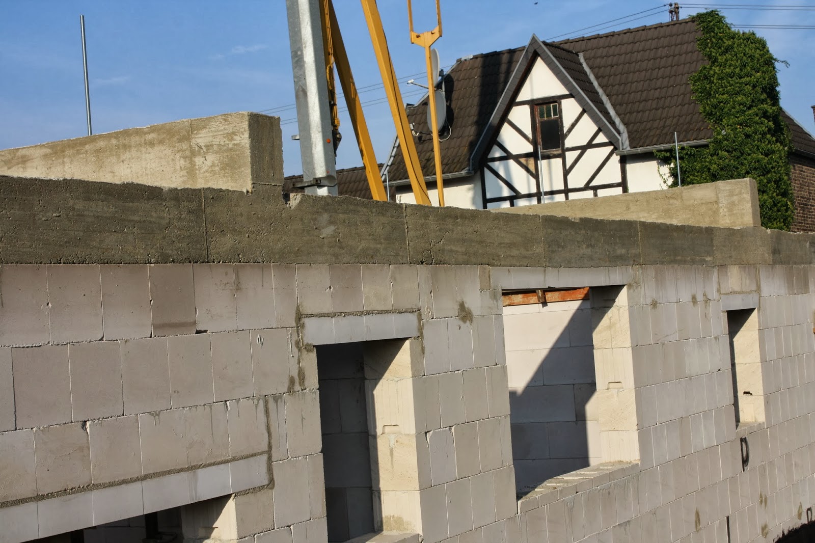 The adventures of family Serrette: Ringbalken ist fast fertig