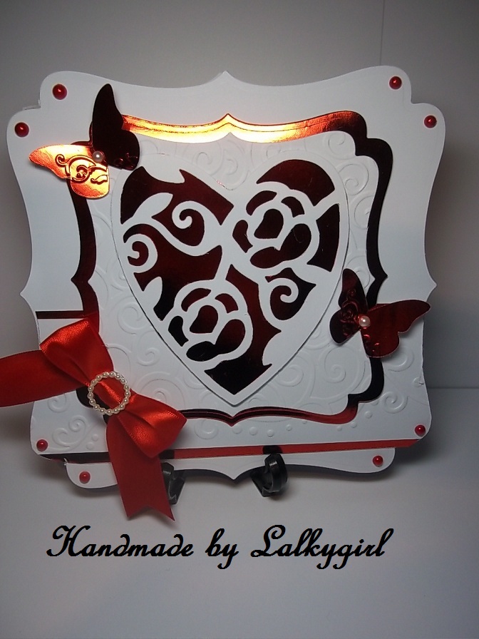 My creative Place: RUBY WEDDING ANNIVERSARY CARD