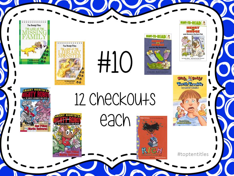 The Book Bug: #toptentitles Easy Chapter Books