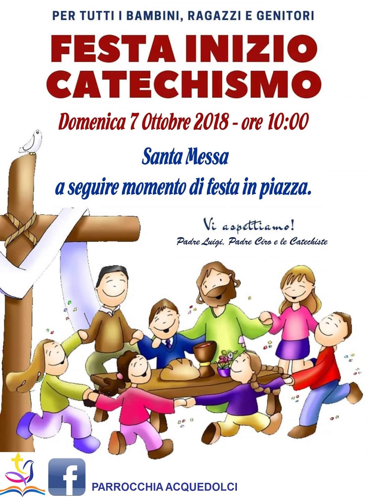 EVENTI: Inizio del catechismo in allegria con una festa in piazza ...