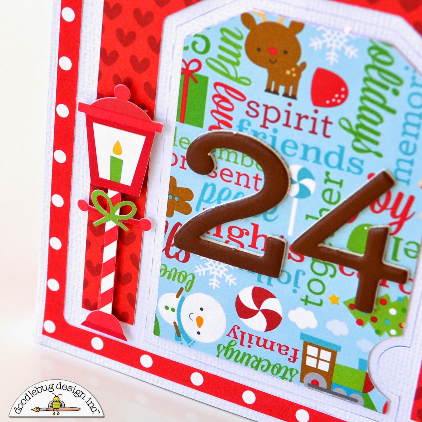 Court's Crafts: 3-D Advent Calendar - Doodlebug Style